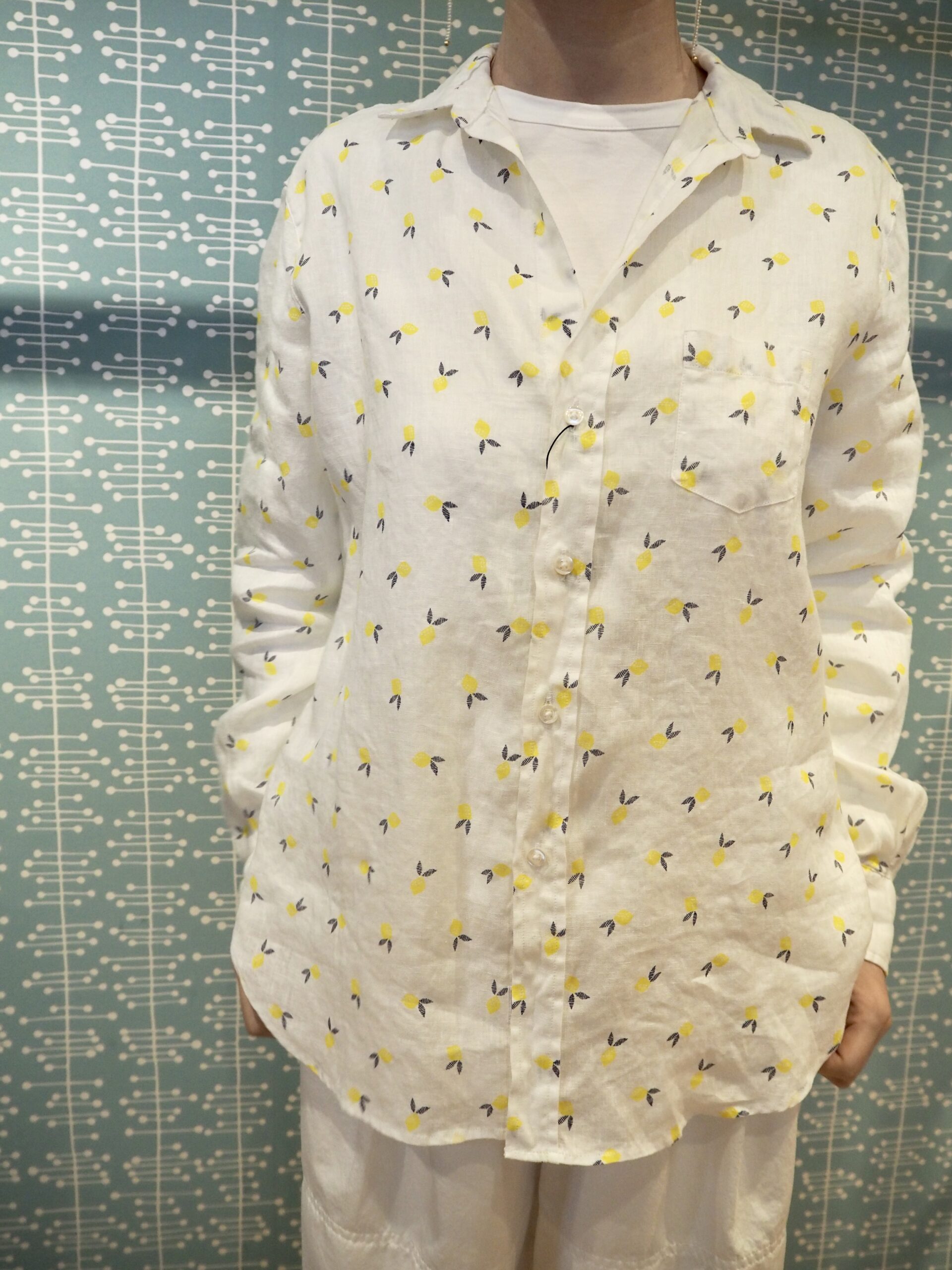 【Frank&Eileen】”EILEEN” LEMON PRINT SHIRT | CIENTO BLOG