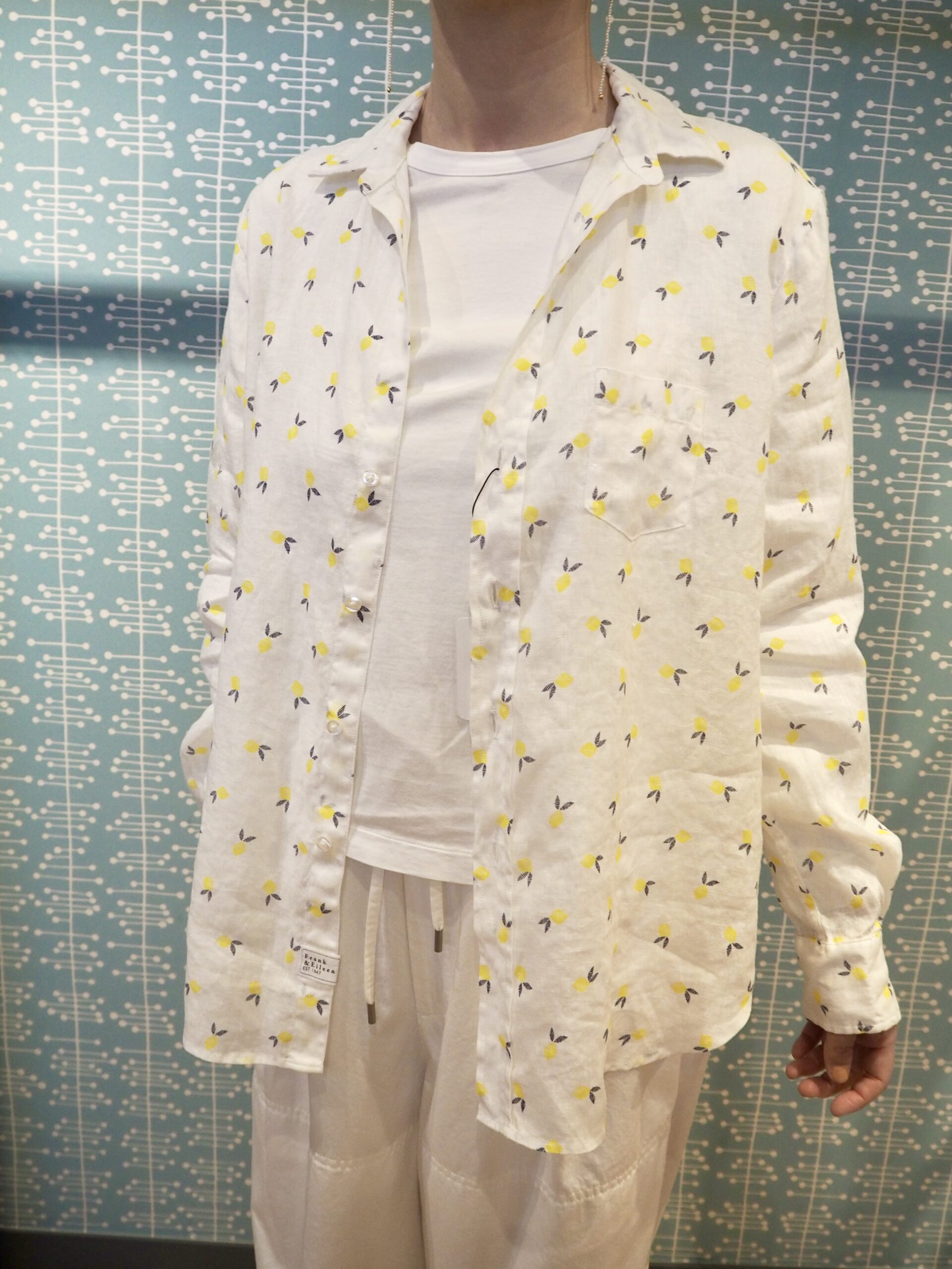 【Frank&Eileen】”EILEEN” LEMON PRINT SHIRT | CIENTO BLOG