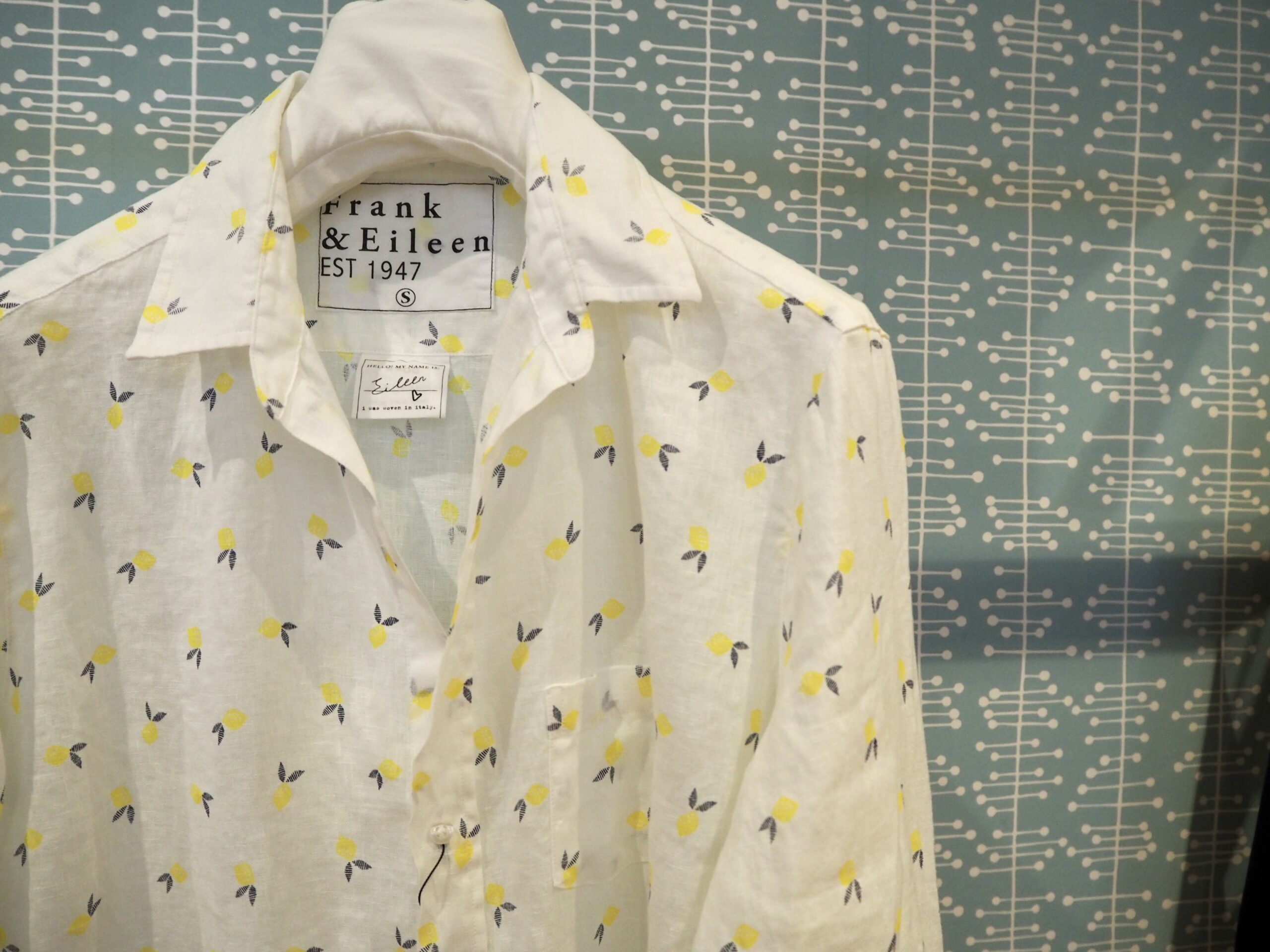 【Frank&Eileen】”EILEEN” LEMON PRINT SHIRT | CIENTO BLOG