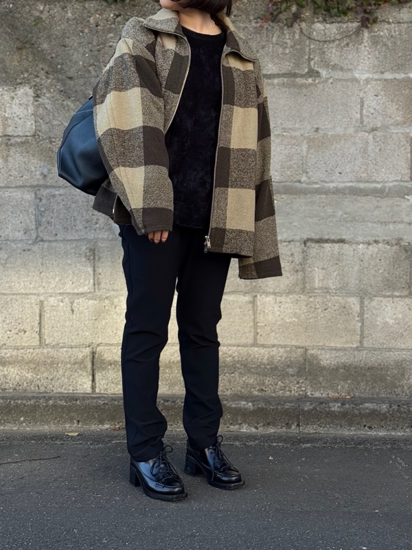 【YOKE】 Buffalo Plaid Stand Collar Zip Blouson | CIENTO BLOG