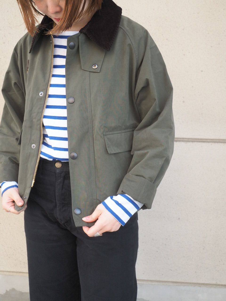 【Barbour】”SPEY” peachskin cotton short length jacket | CIENTO BLOG