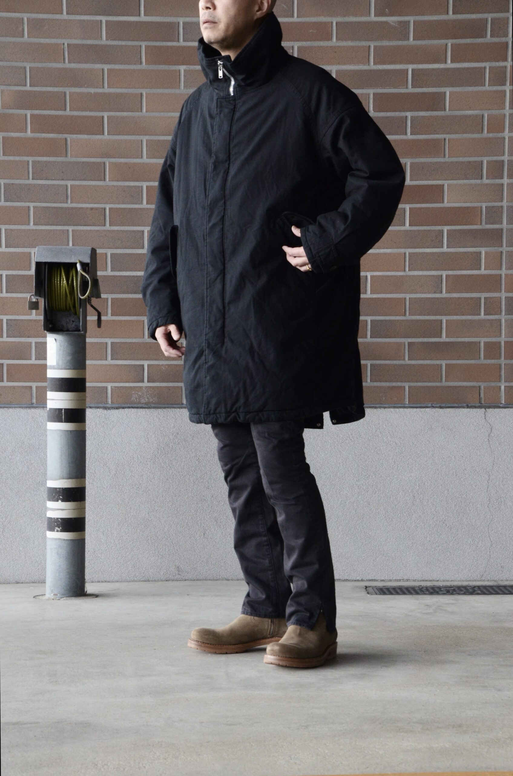 【nonnative】 TROOPER PUFF COAT COTTON BACKSATIN PIGMENT DYE WITH ...